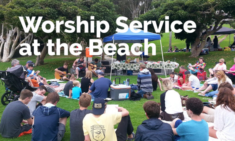 Summer Beach Worship | Lutheran Church of the Cross